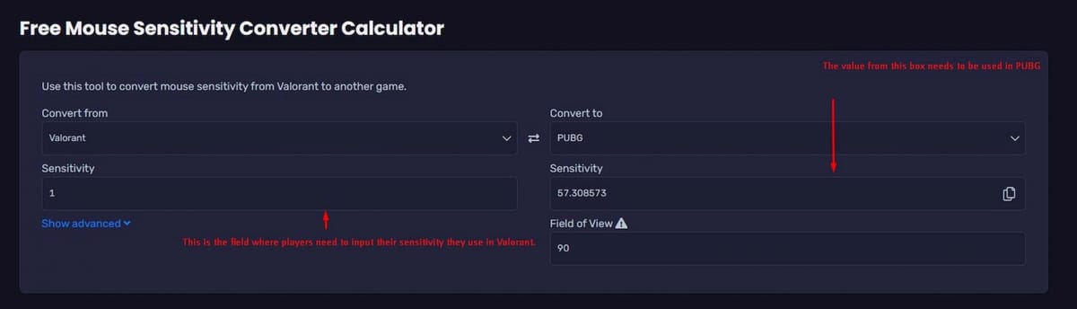 How to convert Valorant sensitivity to PUBG