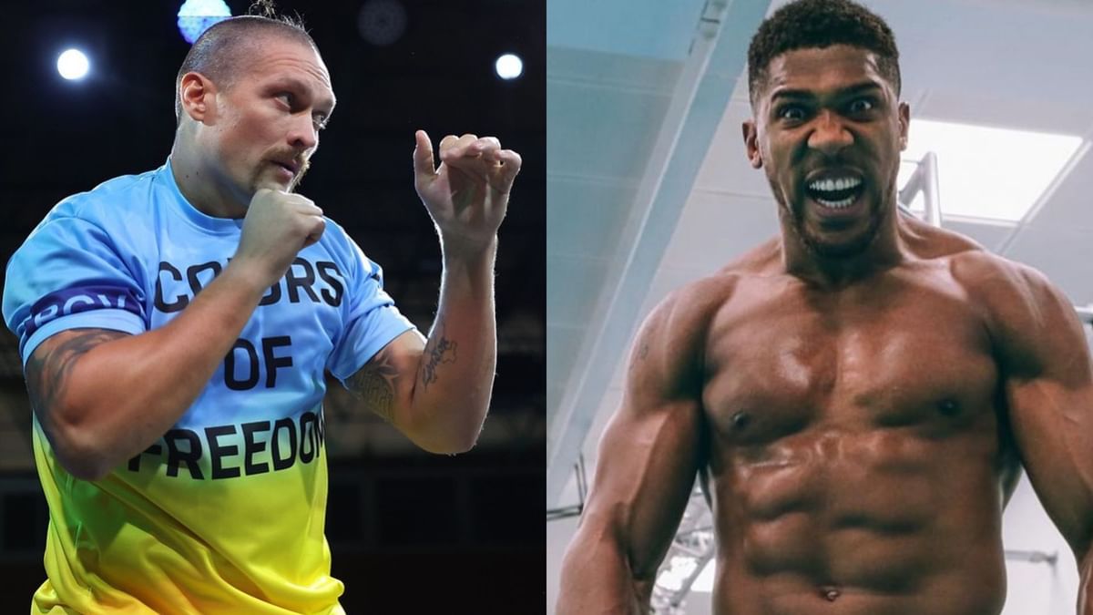 Oleksandr Usyk shows the orthodox stance