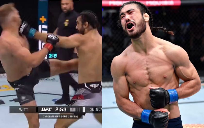 UFC fighters react to Josh Quinlan's devastating debut knockout at UFC ...