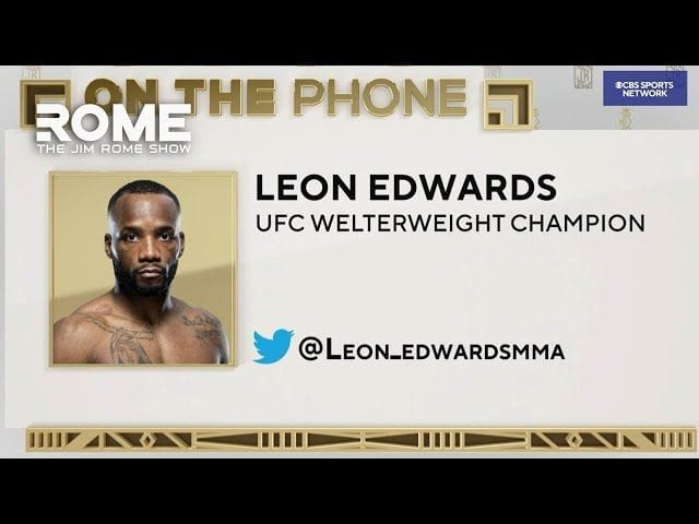 Leon Edwards gives heartfelt advice to those struggling through tough times
