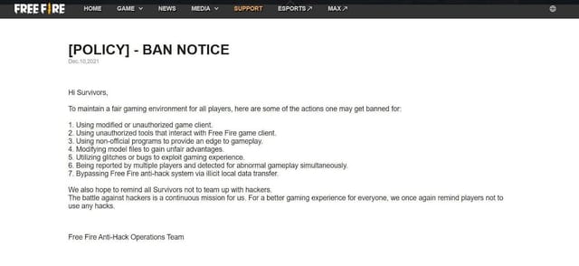 Fact Check: Can Free Fire diamond generator get you banned?