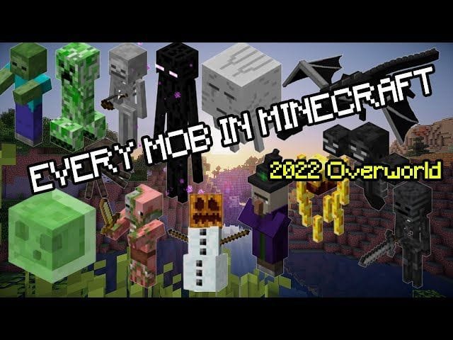 List of all Overworld mobs as of Minecraft 1.19 update