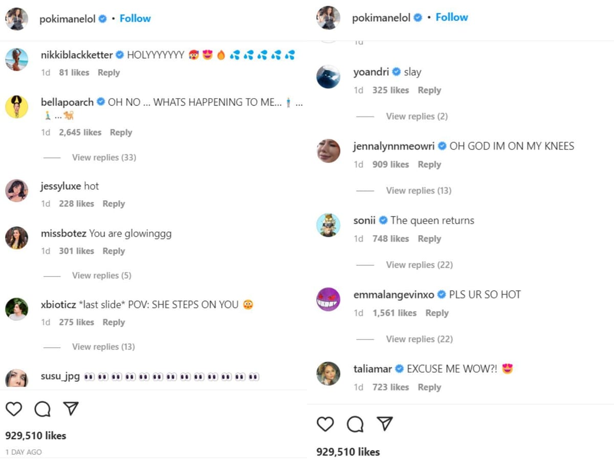 Pokimane teases the much-awaited Twitch return with a new streaming setup