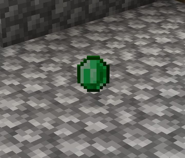 Emerald Ore in Minecraft