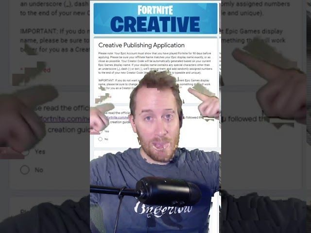 Fortnite: How to get a support a creator code without 1,000 followers