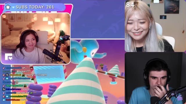 Fuslie's reaction to pets licking themselves clean shocks Miyoung