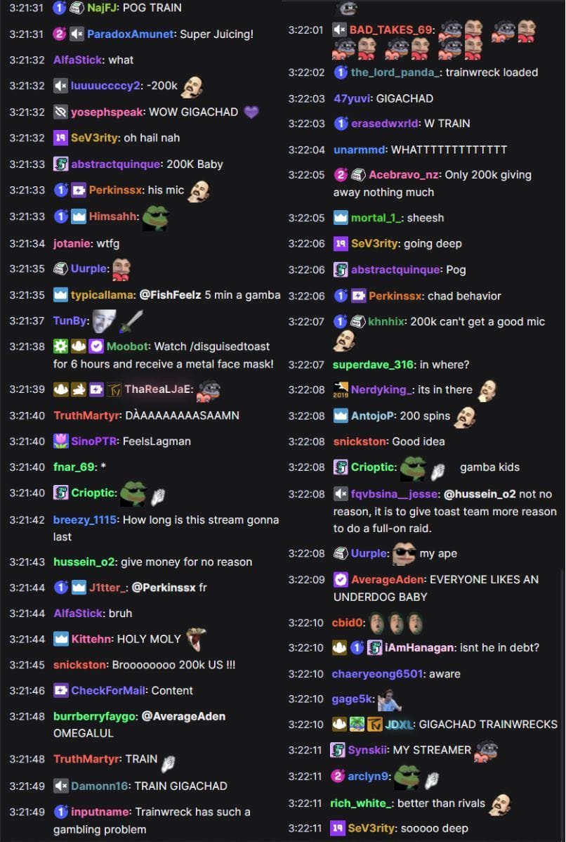 Trainwreckstv bets $200,000 in BitCoin at Twitch Rivals: Rust