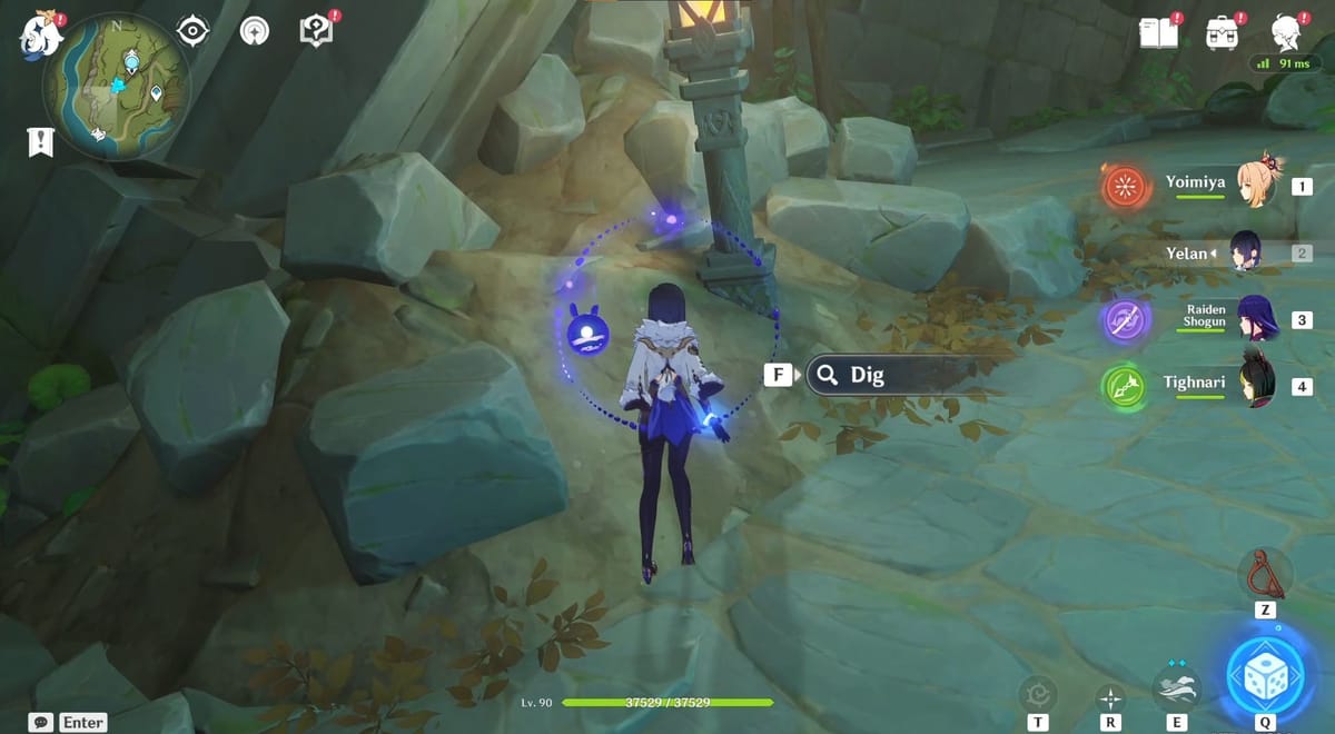 Proceed to the location shown in the paintings: Genshin Impact Sumeru ...