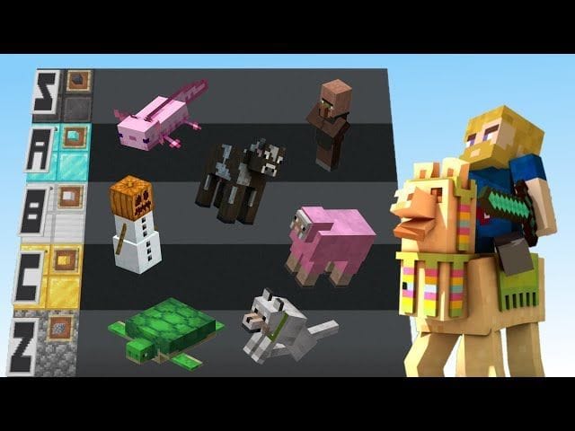 List of every friendly Minecraft mob in 2022