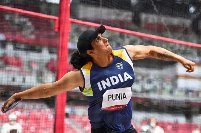 India’s 2018 Commonwealth Games medalist in discus throw Navjeet Kaur ...