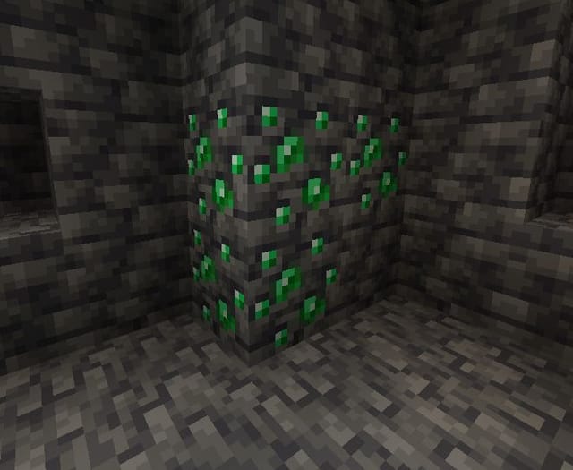 Emeralds in Minecraft