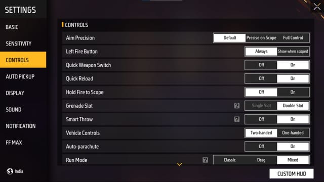 Best Free Fire MAX sensitivity and control settings for beginners to ...