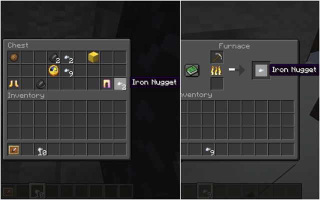 How to make iron nuggets in Minecraft 1.19 update