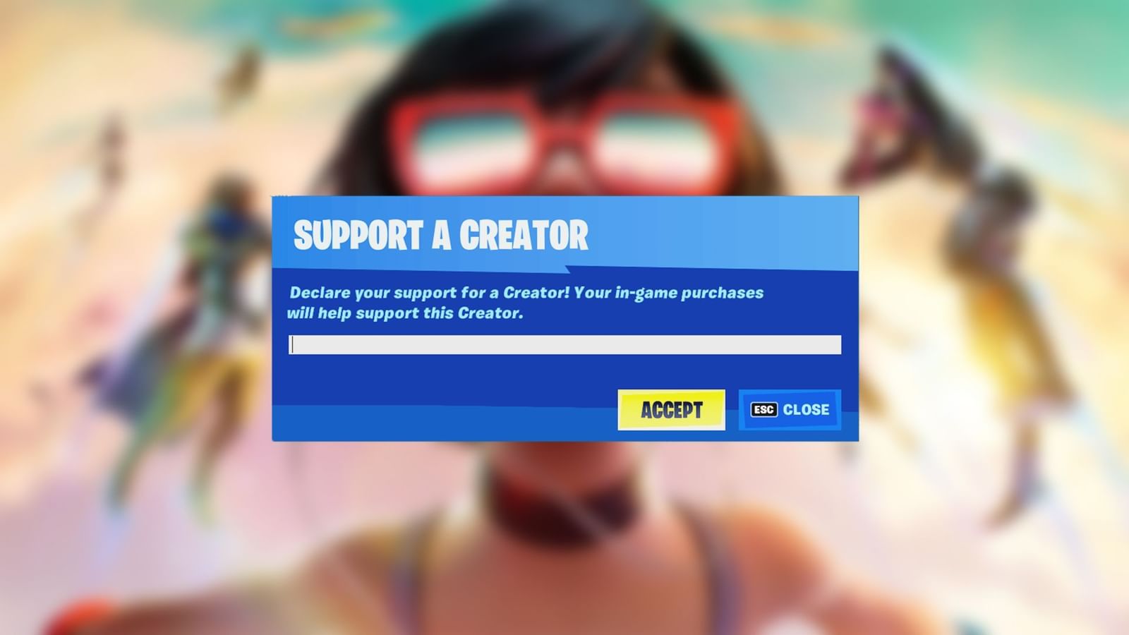 Fortnite: How to get a support a creator code without 1,000 followers