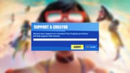 Fortnite: How to get a support a creator code without 1,000 followers