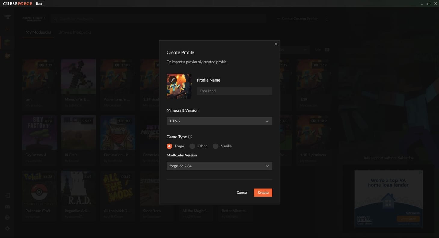 How to install a gun mod for Minecraft 1.19