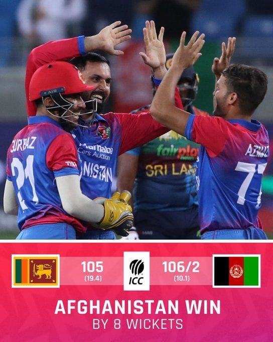 Asia Cup 2022 Match 1, SL vs AFG: Dominant Afghanistan thump hapless Sri Lanka by 8 wickets