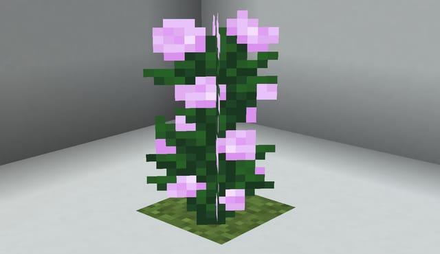 Peony in Minecraft