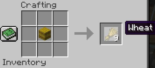 Hay Bale in Minecraft