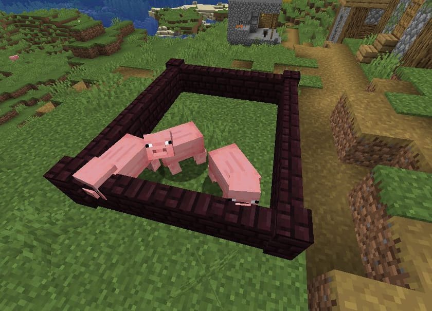 Nether Brick Wall in Minecraft