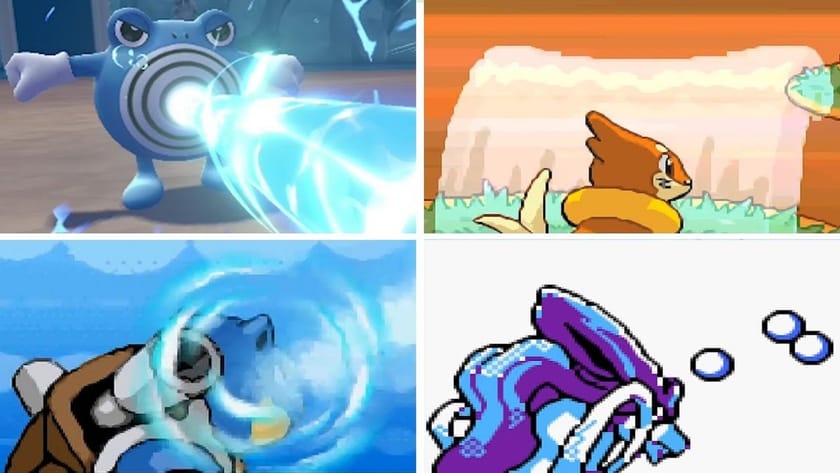 5 strongest Water attacks in Pokemon history, ranked