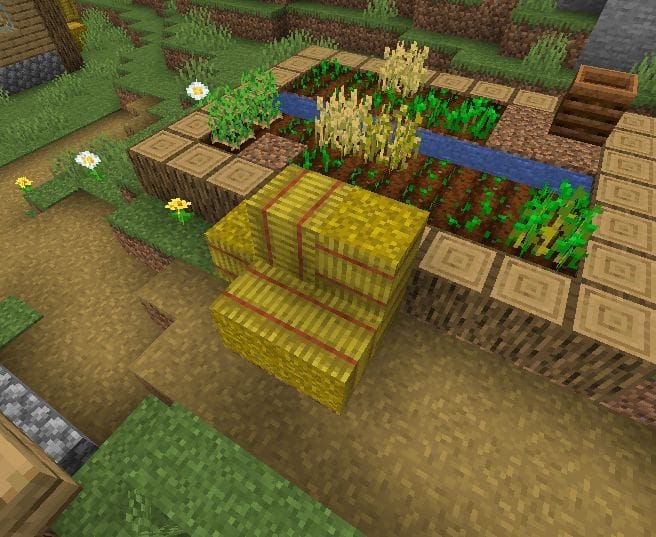 Hay Bale in Minecraft