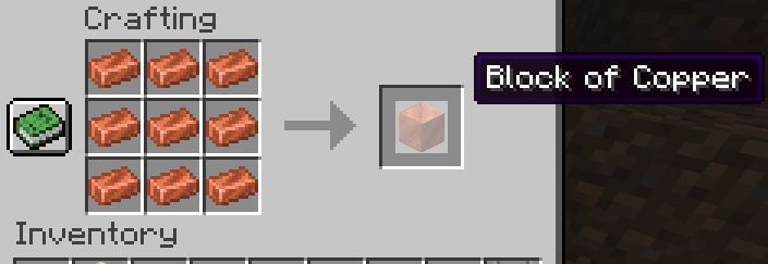 Copper in Minecraft