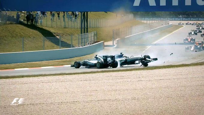 5 times F1 teammates crashed into each other