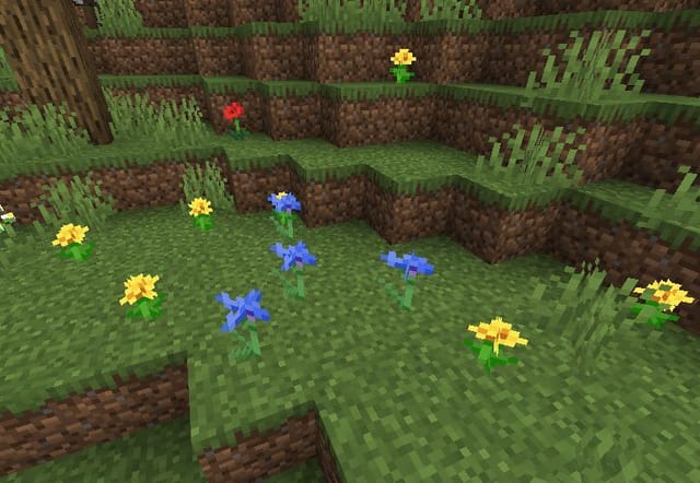 Cornflower in Minecraft