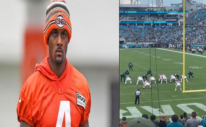 Jaguars fans yell at Deshaun Watson