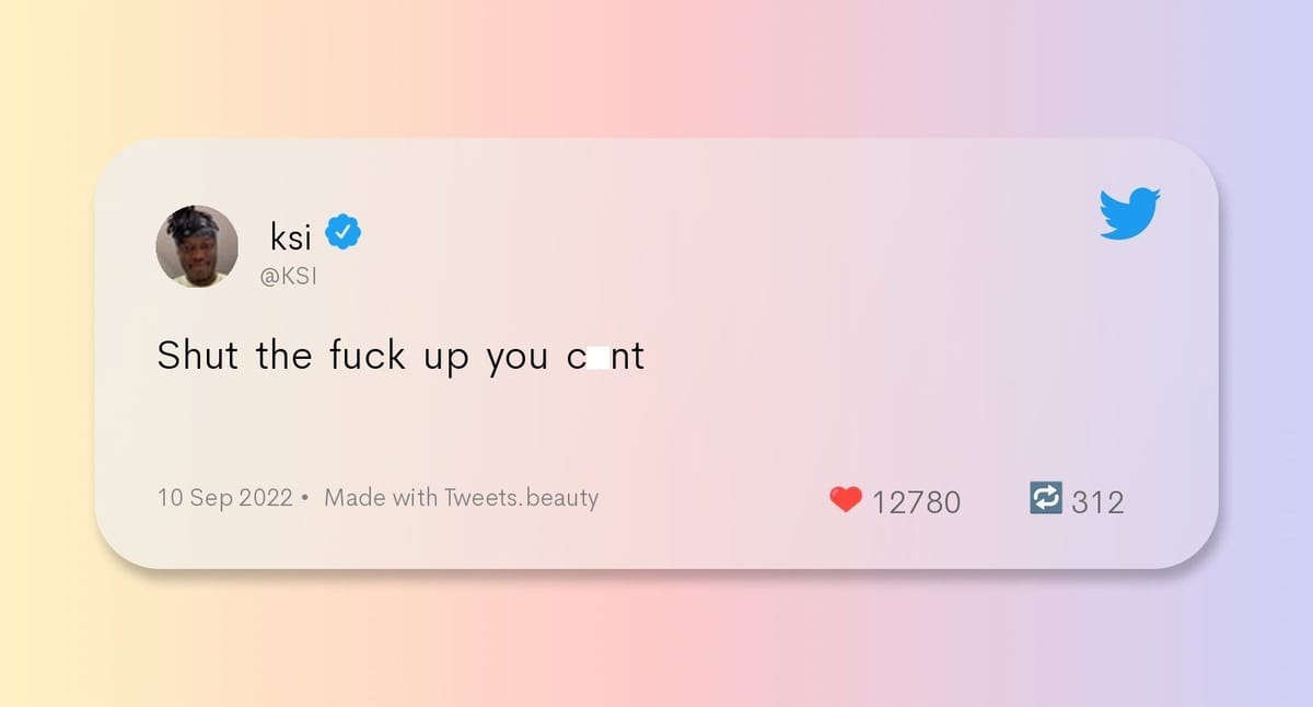 "Health is wealth" - Alex Wassabi and KSI beef on Twitter, the latter ...