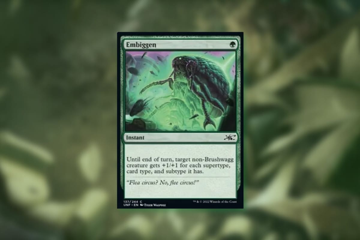 Magic: The Gathering Unfinity card is made Eternal-legal through clever ...