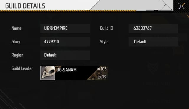 UnGraduate Gamer's Free Fire MAX ID number, K/D ratio, guild, YouTube ...