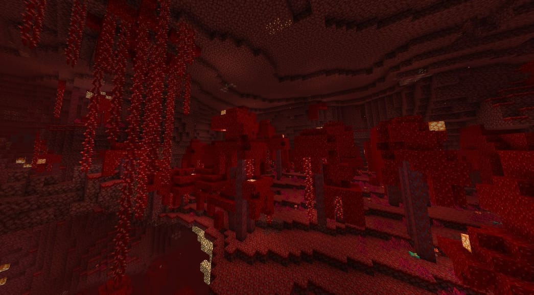 Weeping Vines in Minecraft
