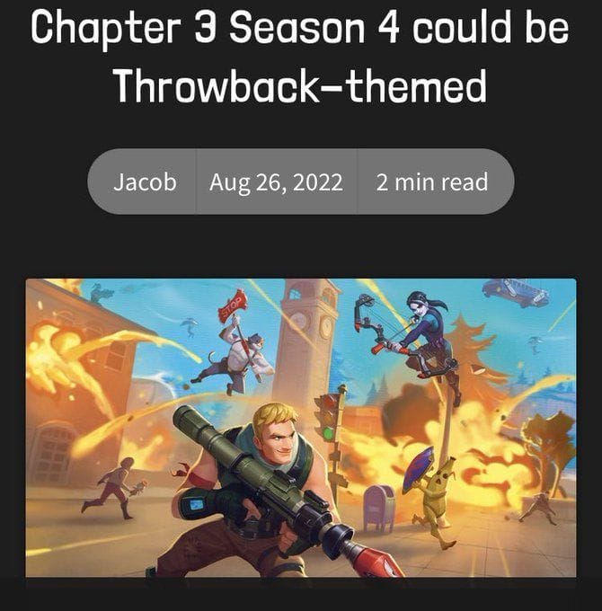 Fortnite fans sigh in relief as leak confirms non-Marvel themed season