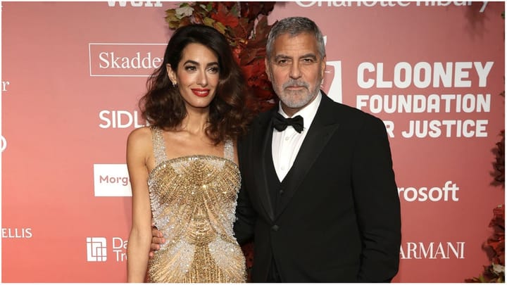 George Clooney gushes about wife Amal during Albie Awards