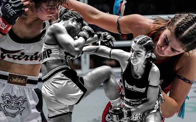 Watch: Stamp Fairtex and Alma Juniku go to war with no commentary