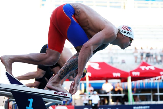 Caeleb Dressel explains why he watches videos of dolphins and cheetahs.