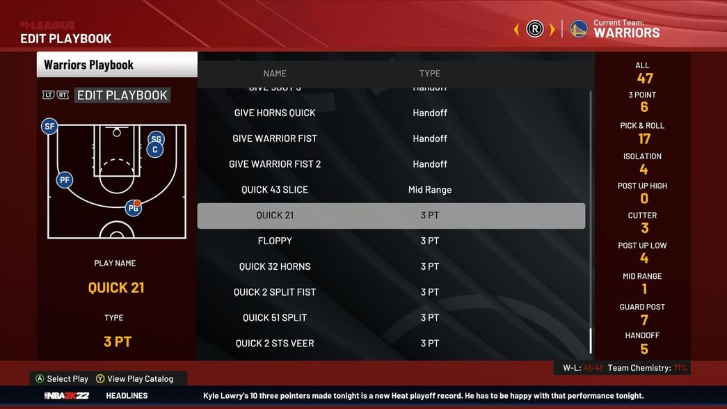 NBA 2K23 MyLeague: Best teams to use and ideal Playbook to deploy