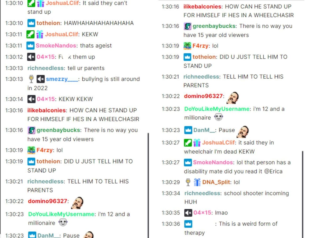 Twitch streamer criticized for advising disabled 15-year-old boy to ...