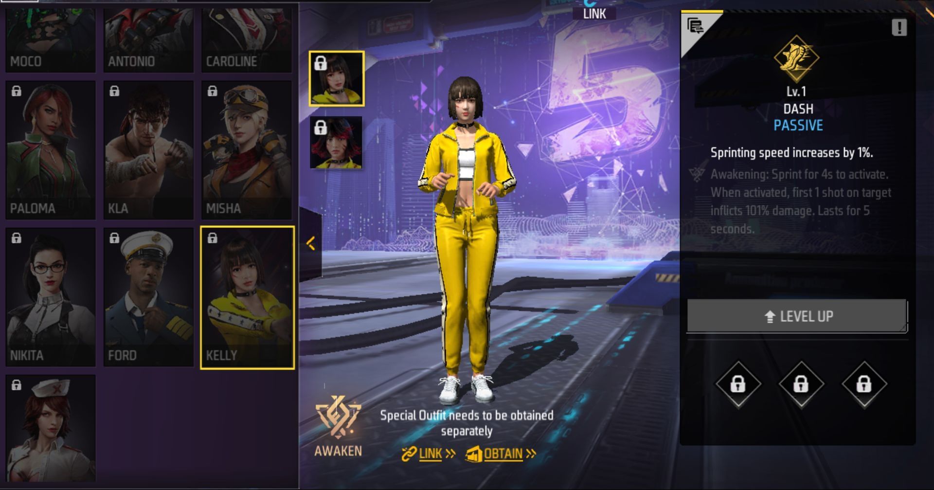 3 best Free Fire character combinations for rush gameplay and more kills