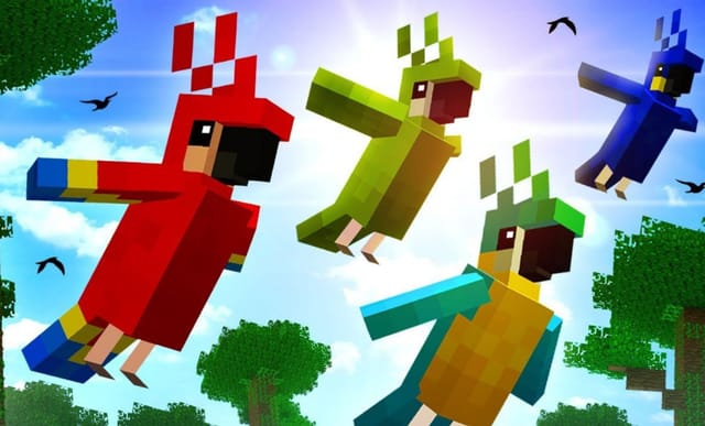 Top 5 interesting facts about parrots in Minecraft