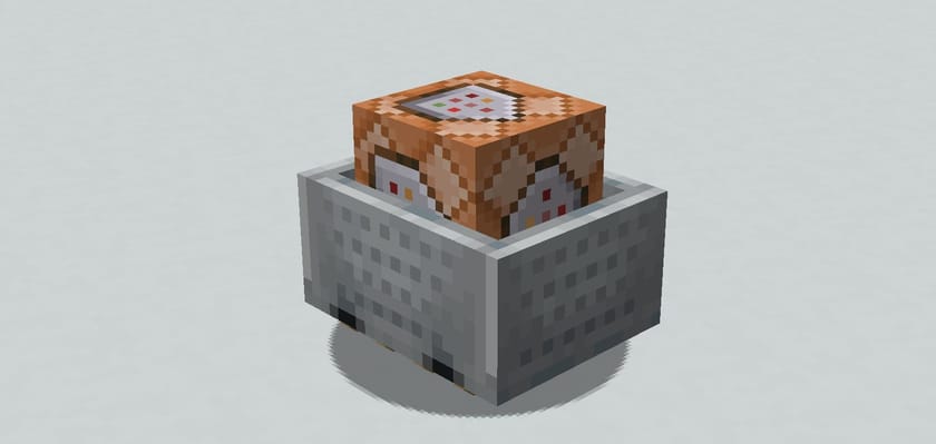 Minecart with Command Block in Minecraft