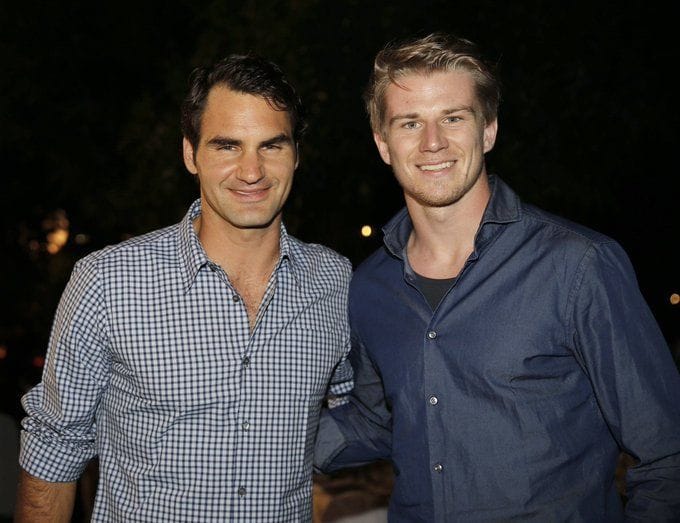 3 times Roger Federer met F1 royalty