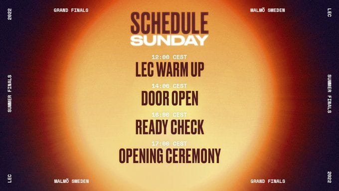 League of Legends LEC 2022 Summer Split playoffs week 3: Schedule ...