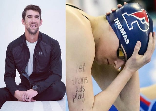 When Michael Phelps commented on the controversy around transgender swimmer Lia Thomas