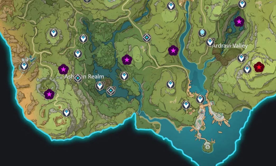 All 16 Stone Lock locations in Genshin Impact's Sumeru