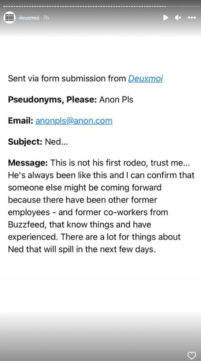 “Just the first girl he's been caught with”: Deux Moi exposes Ned ...