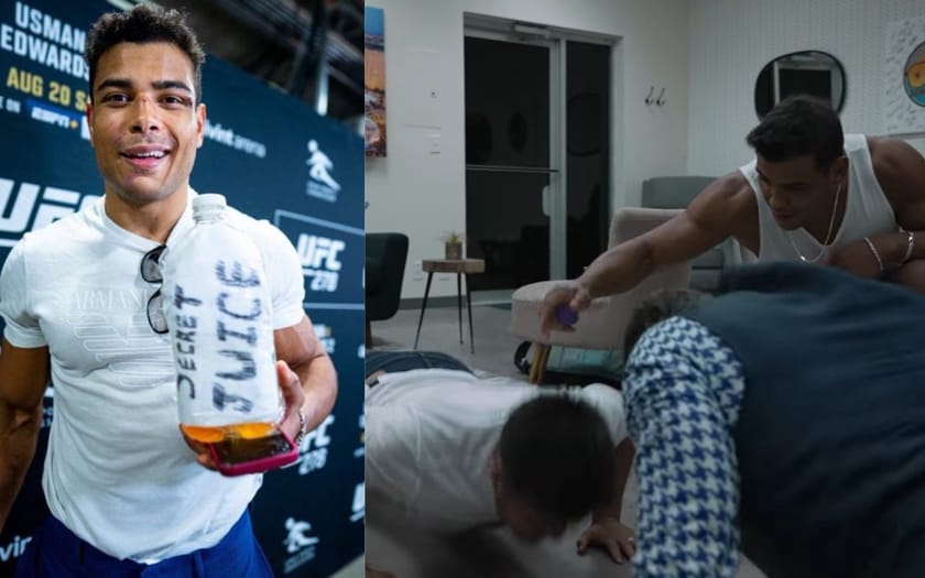 Watch: Paulo Costa hosts push-up competition between Henry Cejudo and ...