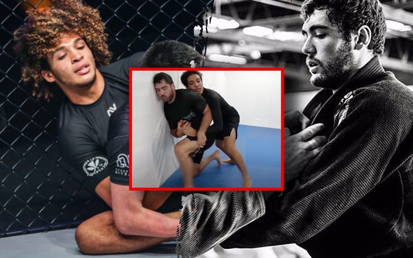 Kade Ruotolo wrestles with heavyweight brown belt world champion Javier ...